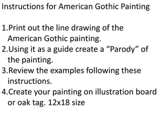 American gothic power point | PPTX