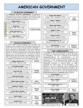 American Government in the Philippines | DOCX