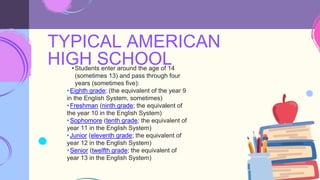 AmericanHighSchoolsprezentacijaoskolama. | PPT