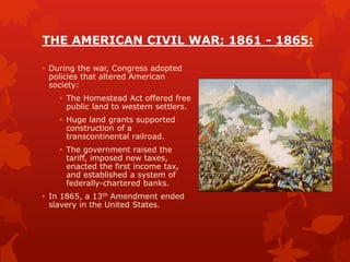 American history: From prehistory until 1900 | PPTX