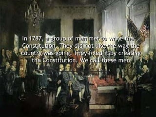 American history constitution | PPTX