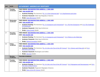 American History Fall 2023 Schedule - Academic.pdf
