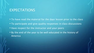 American history frist day of school powerpoint | PPTX