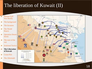 American history: persian gulf war (1990 1991). Operation desert storm ...
