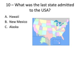 American history quiz | PPTX