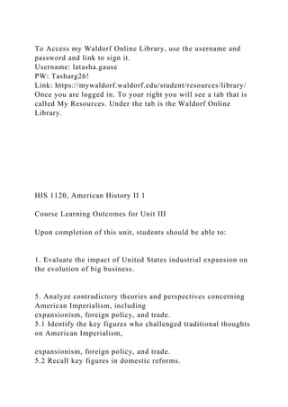 American HistoryUnit III Scholarly ActivityTHIS JUST IN You.docx