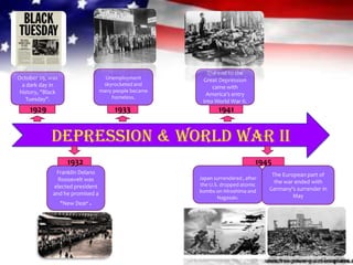 american history (great war & jazz age, depression & world war ii and ...
