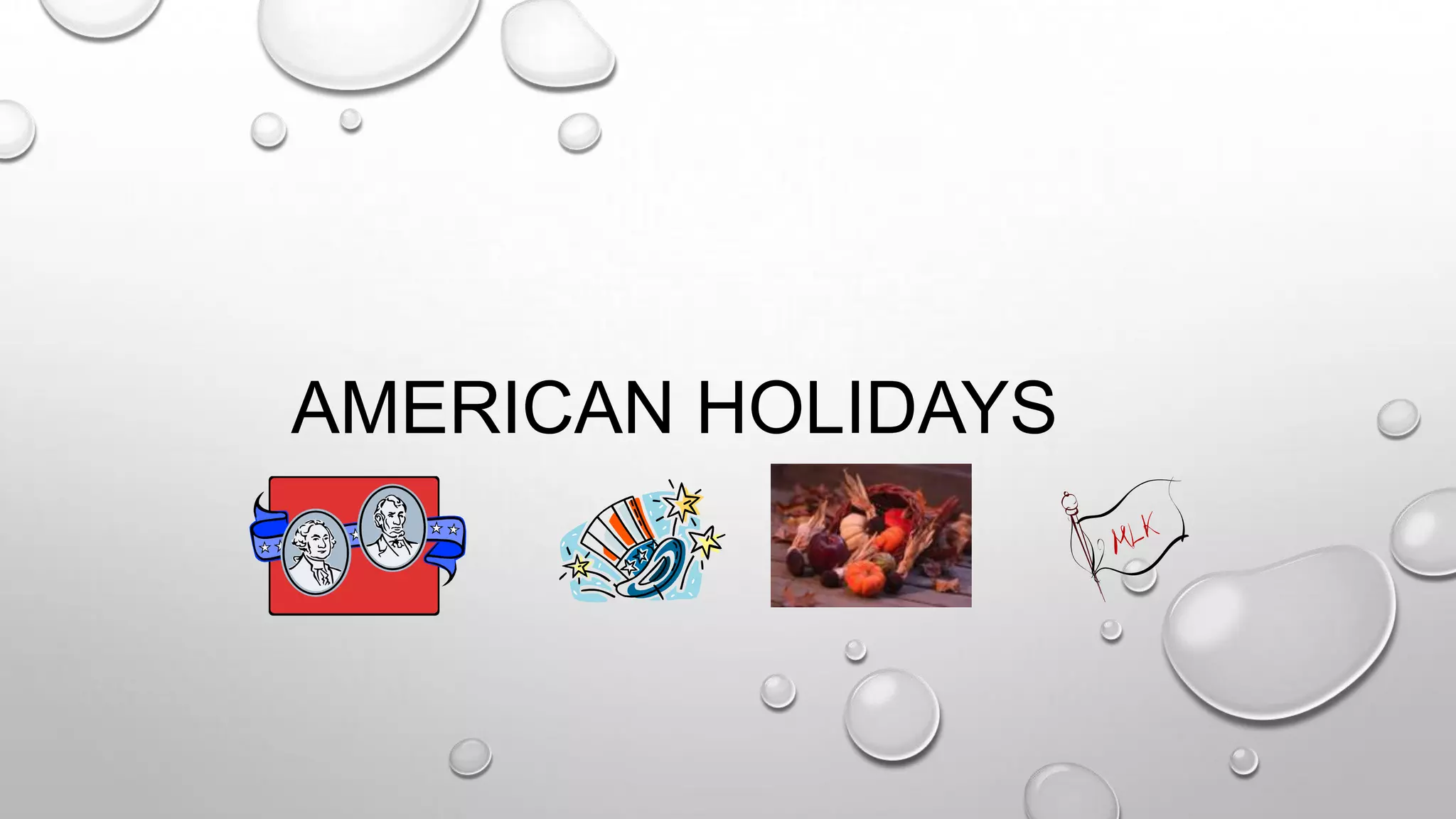 American holidays | PPTX