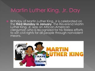 American holidays | PDF