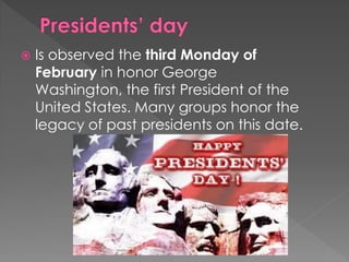 American holidays | PDF