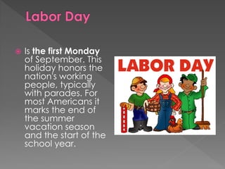 American holidays | PDF