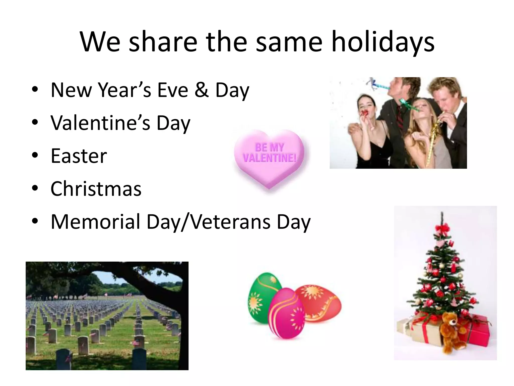 American holidays ppt | PPTX