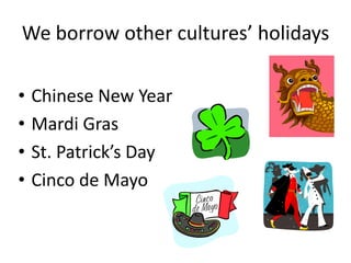 American holidays ppt | PPTX