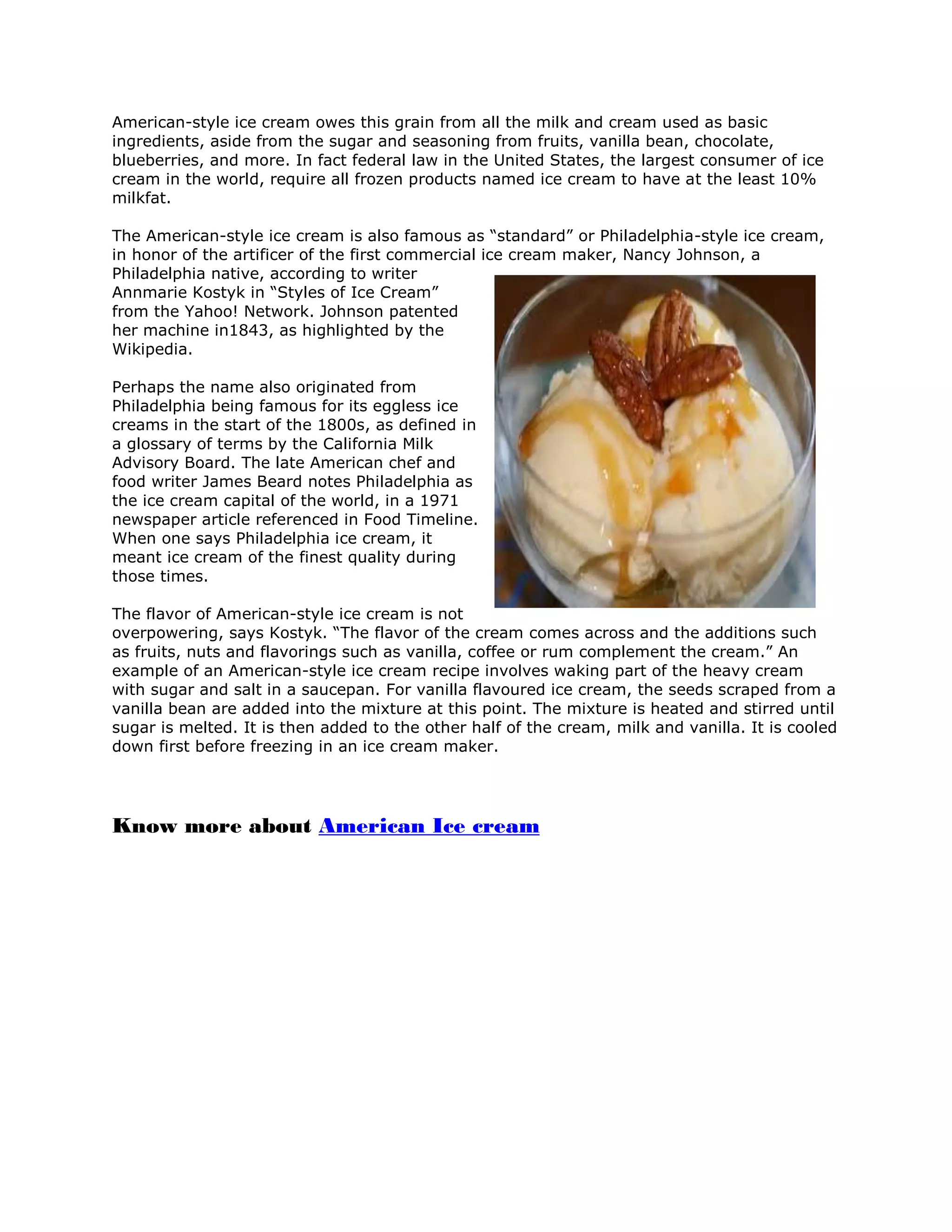 American ice cream | PDF