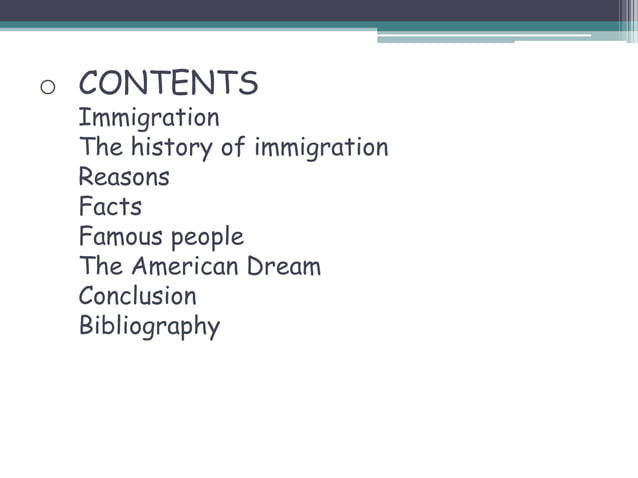 American immigrants | PPT