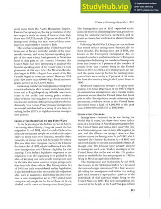 American Immigration History | PDF
