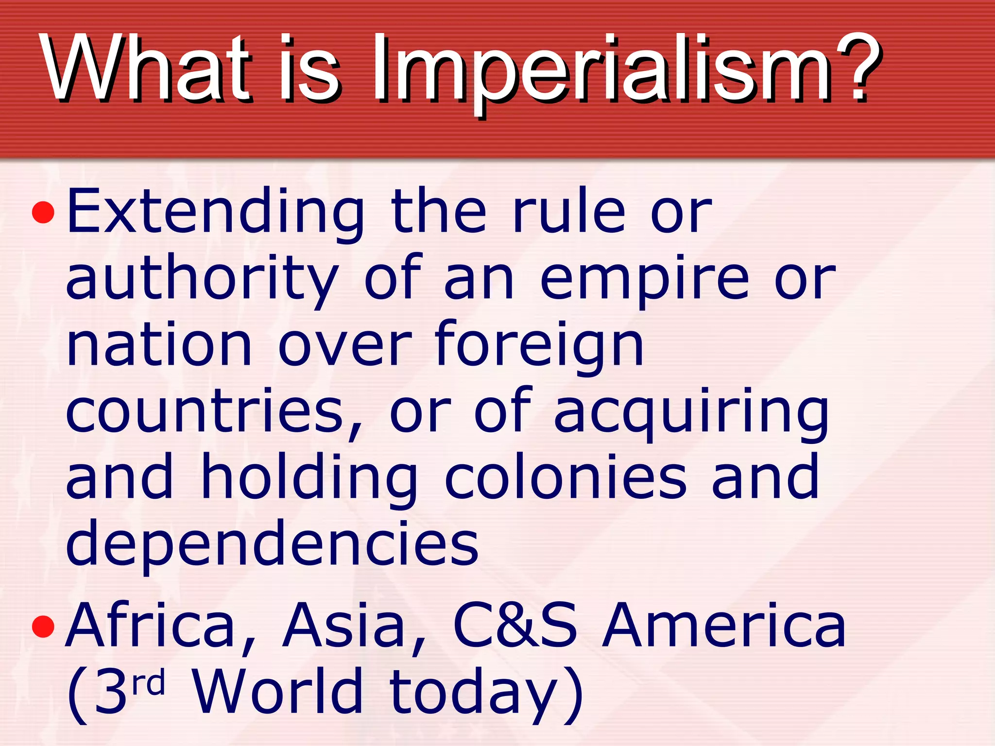 American Imperialism | PPT