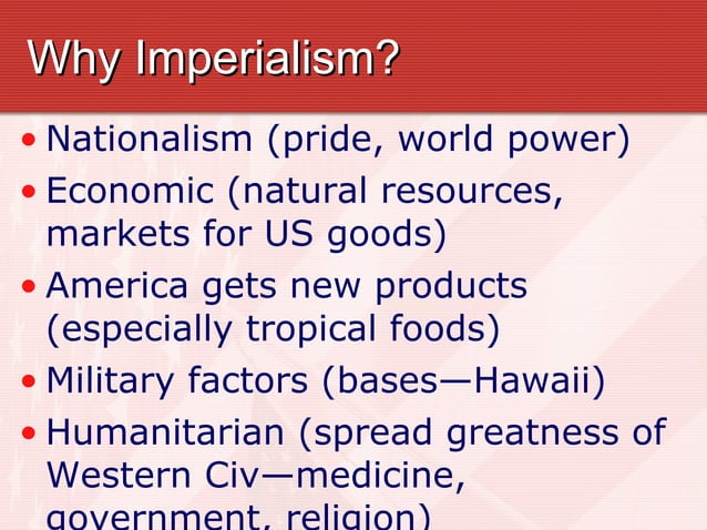 American Imperialism | PPT