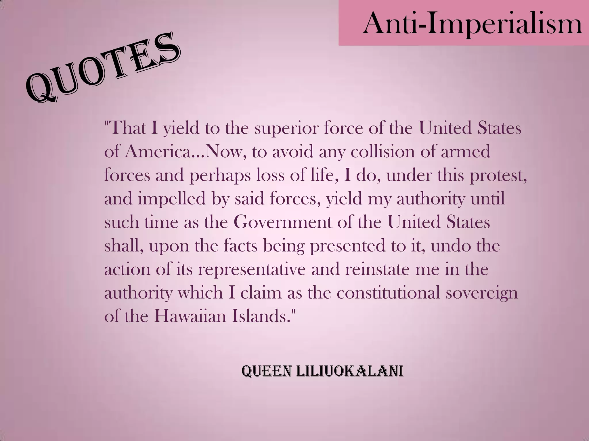 American Imperialism: Hawaii | PPTX