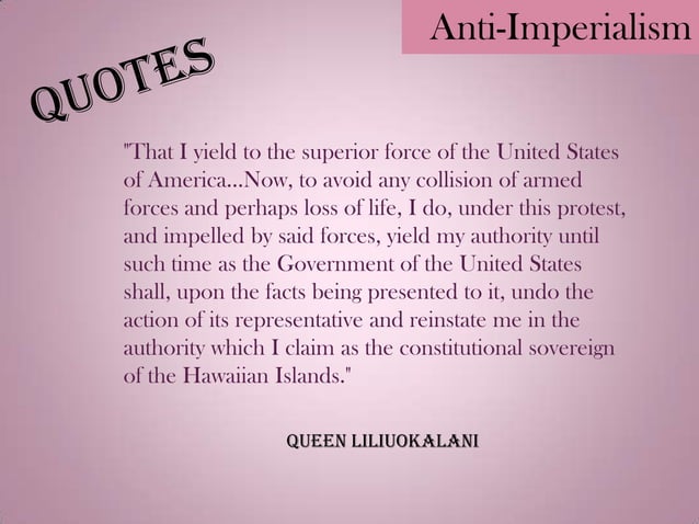 American Imperialism: Hawaii | PPTX