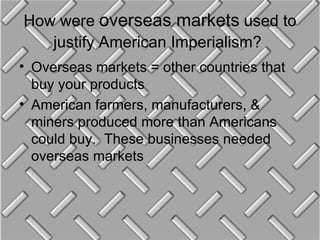 American Imperialism 1867 1899 | PPT