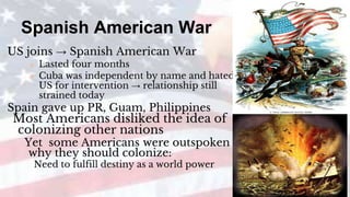 American imperialism notes | PPTX | Politics