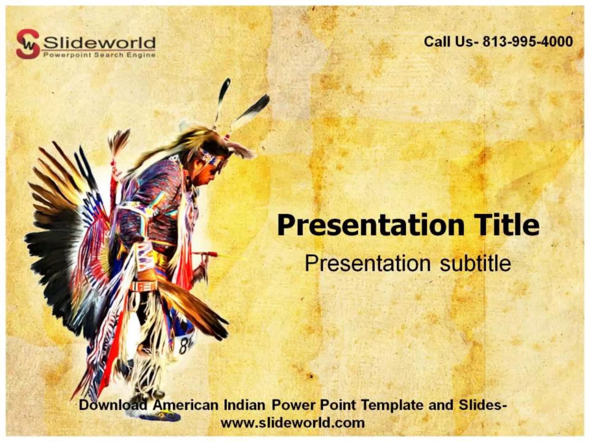 Online American Indian Powerpoint Template | PPT