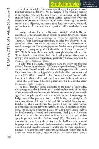American Indian Thought Philosophical Essays | PDF