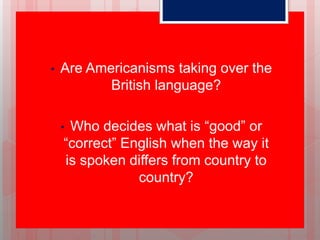 Americanisms | PPTX