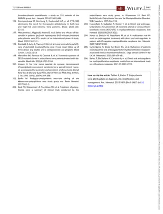 American J Hematol - 2023 - Tefferi - Polycythemia vera 2024 update on ...