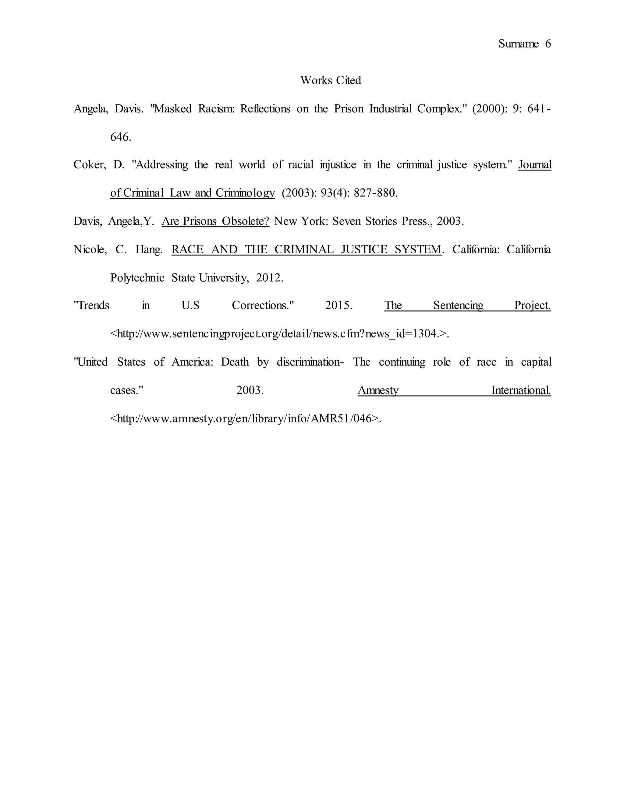 American justice system. | DOCX