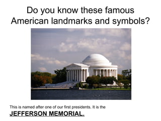 American landmarks and symbols | PPT