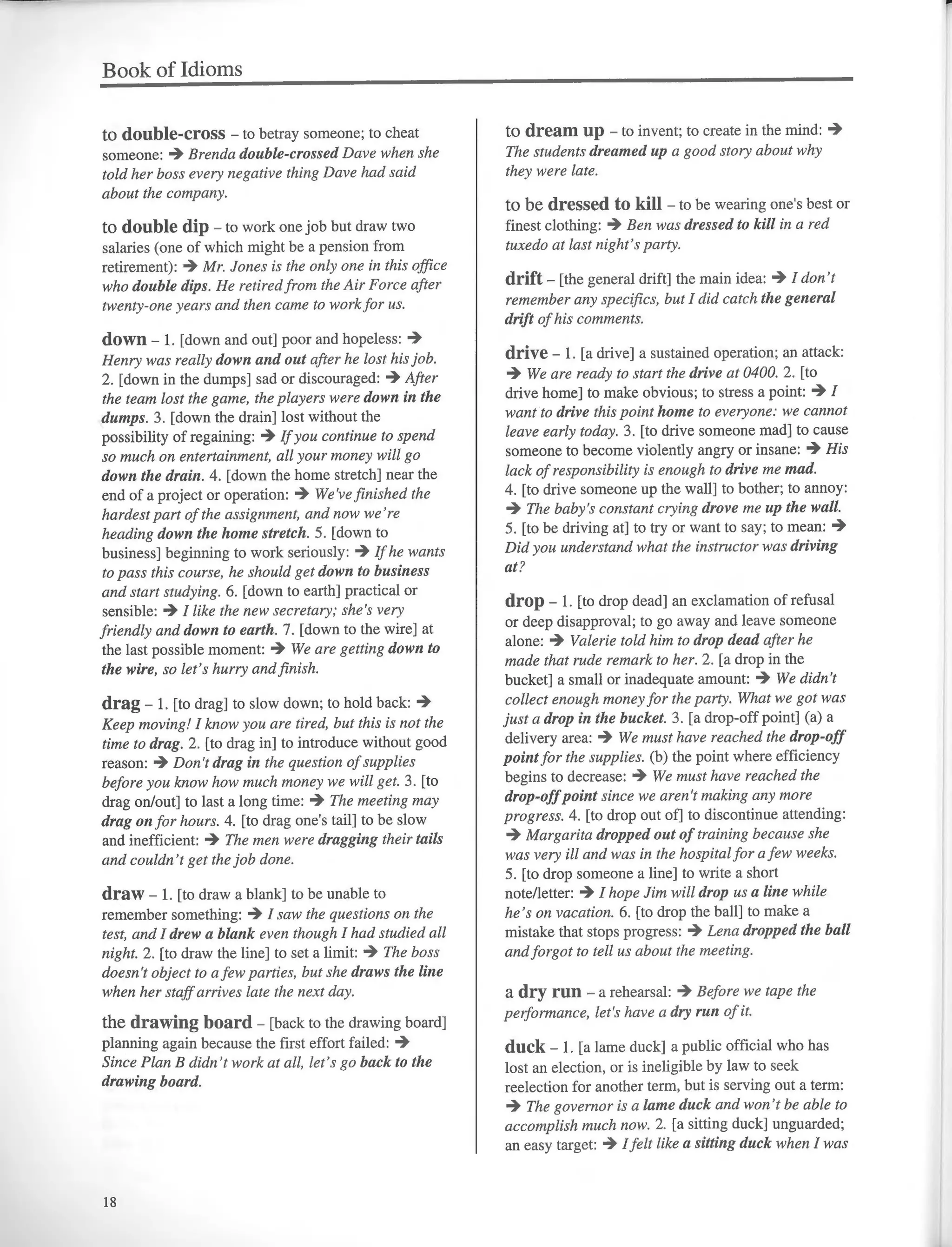 American language course - Book of idioms | PDF