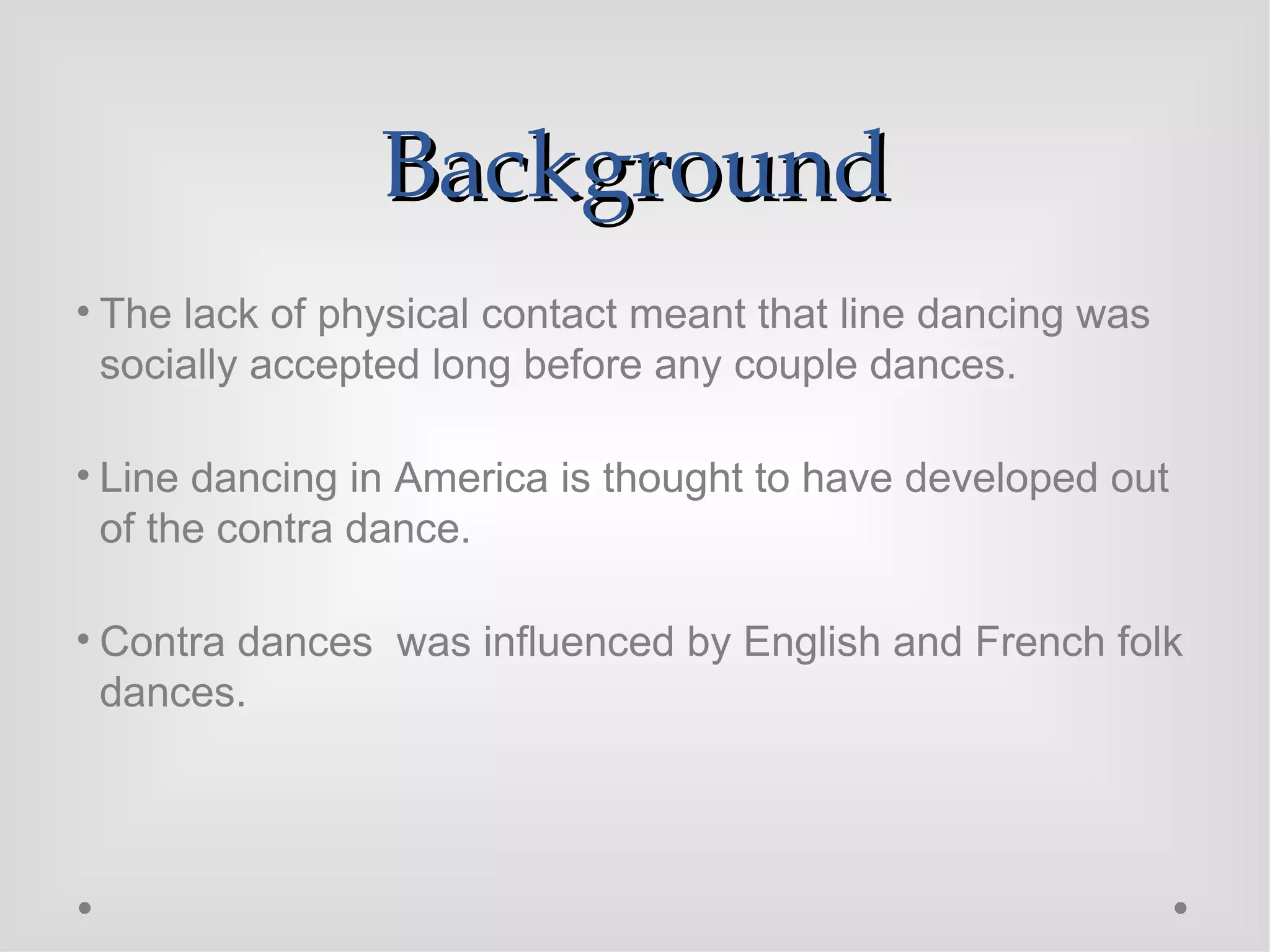 American line dance | PPT