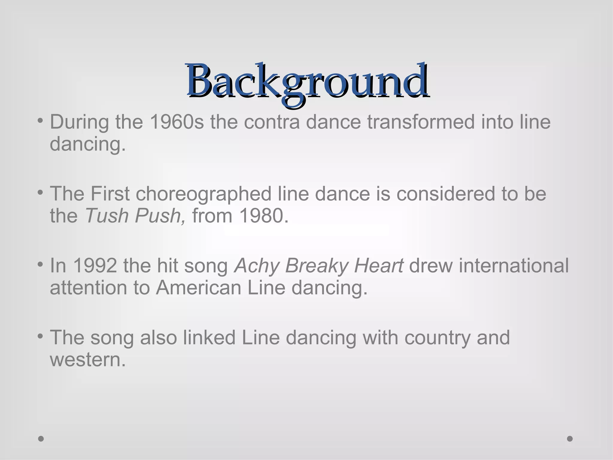 American line dance | PPT