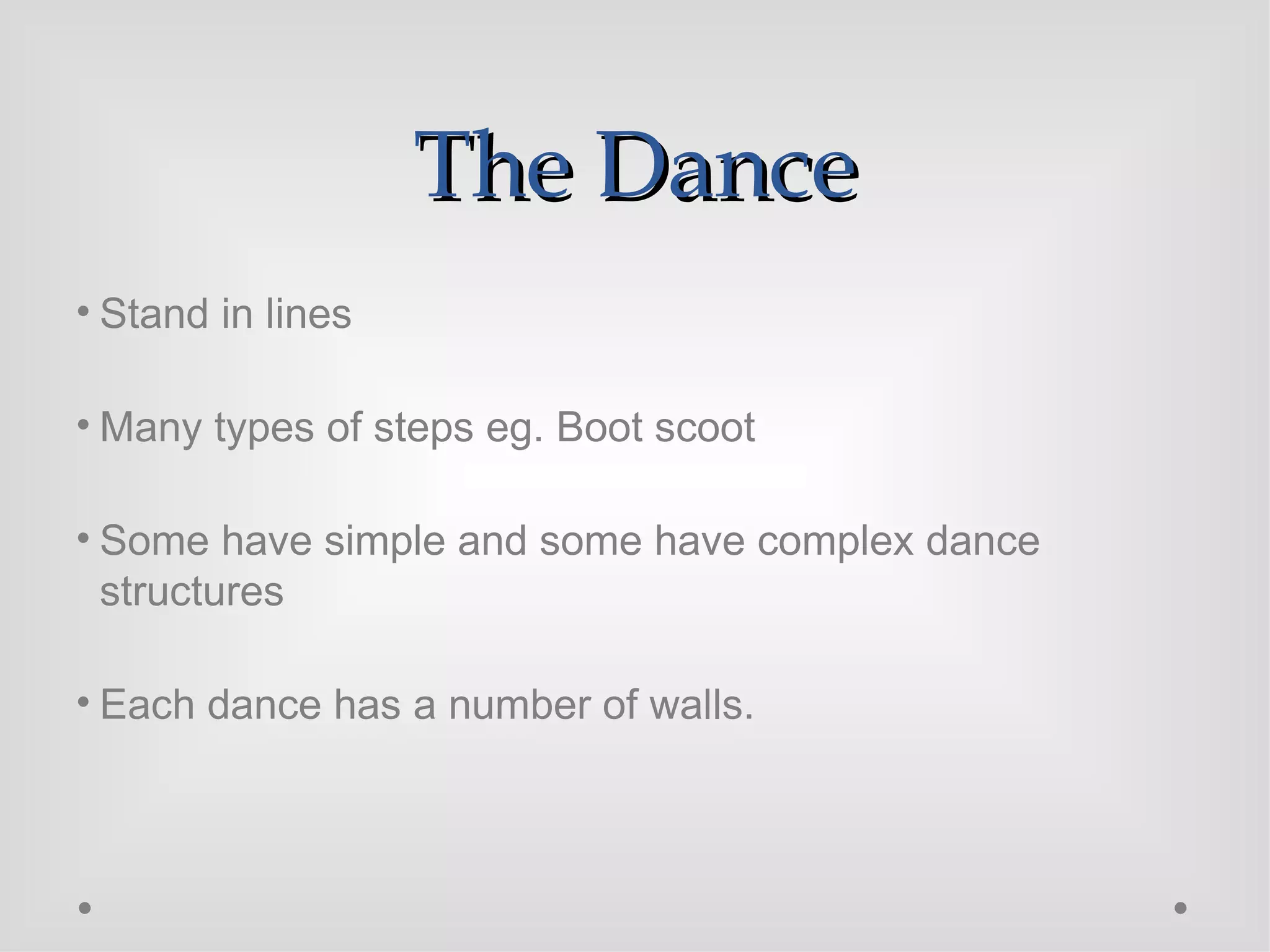 American line dance | PPT