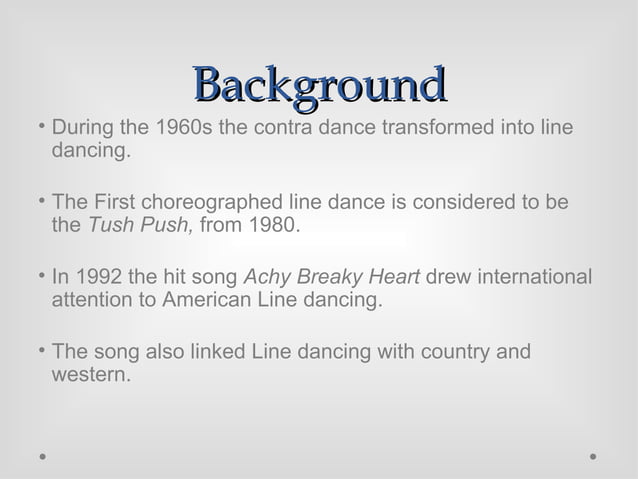 American line dance | PPT