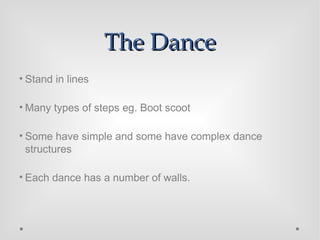 American line dance | PPT