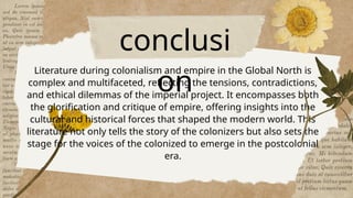 Literatures of Global North Powerpoint Presentation | PPTX