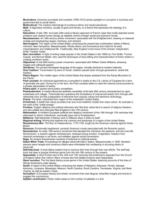 American literature | PDF