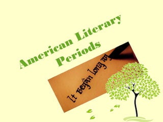 American literary periods | PPT