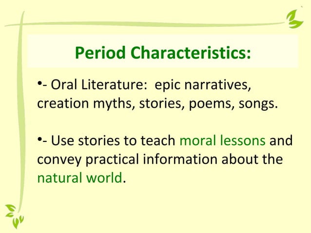 American literary periods | PPT | Poetry | Books and Literature