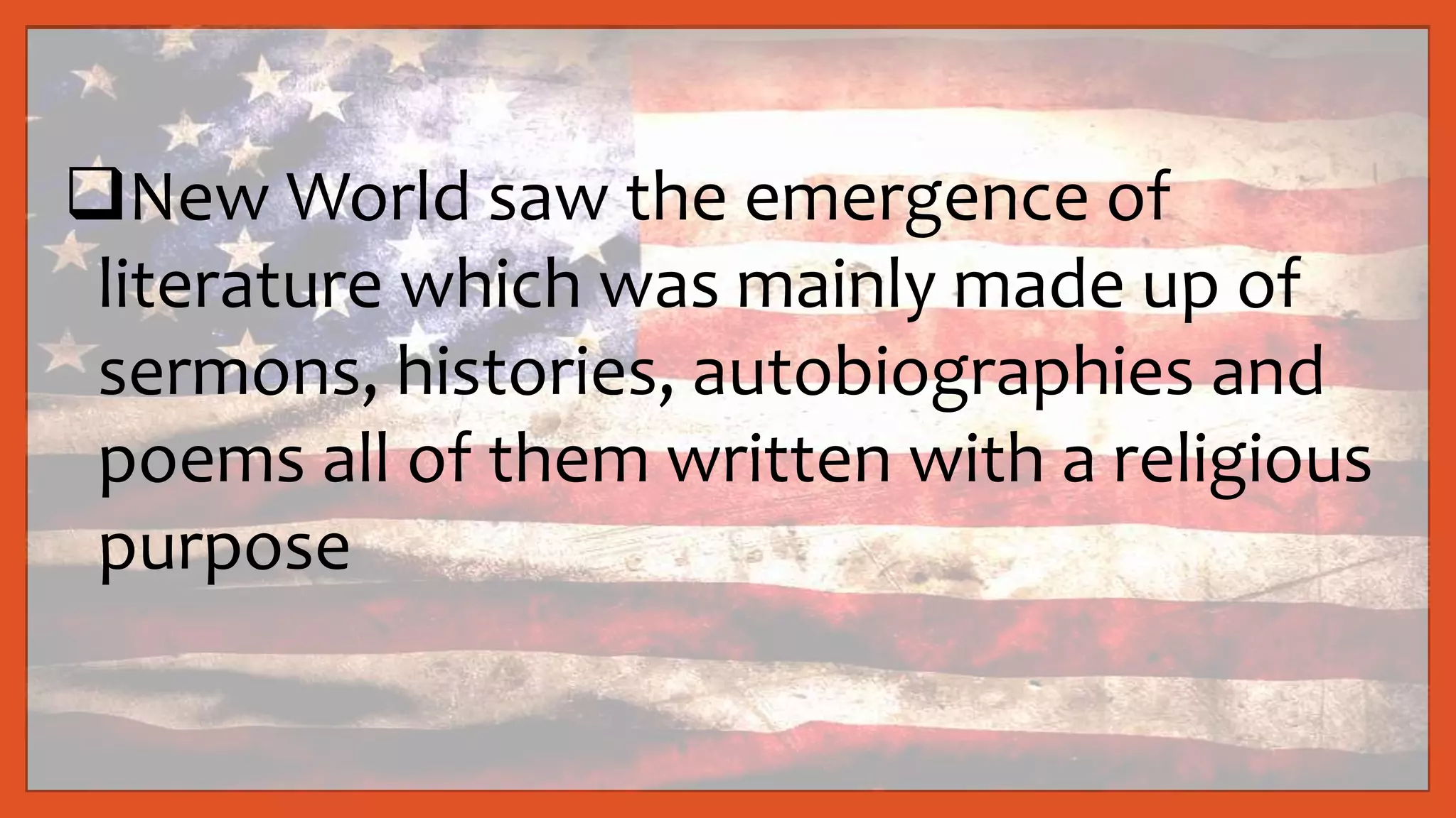 American literature | PPTX