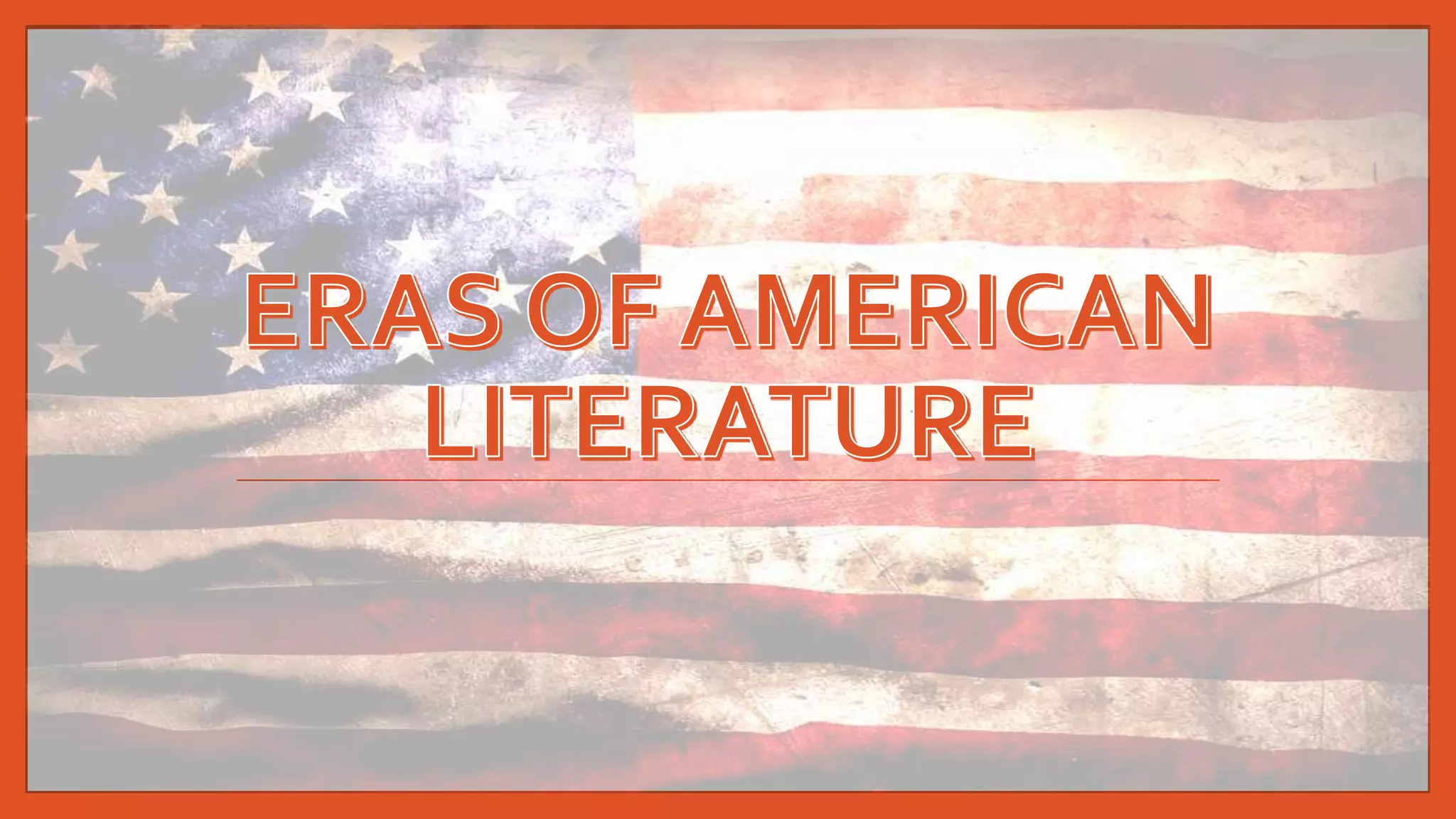 American literature | PPTX