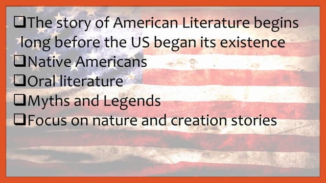 American literature | PPTX