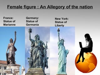 Potraying nations as female figures with reference to “Waiting for ...