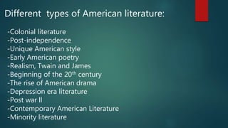 American literature | PPT