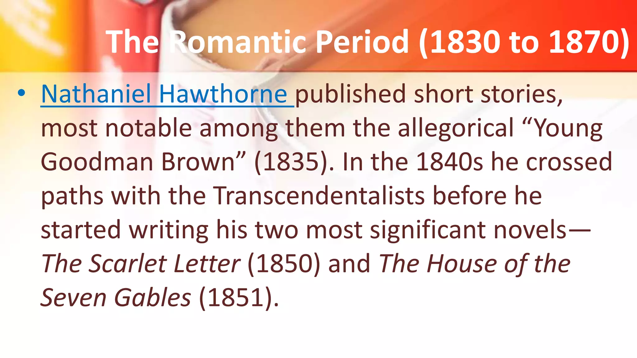 American literature | PPTX