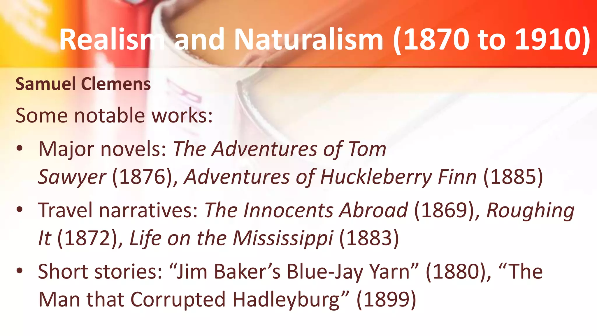 American literature | PPTX