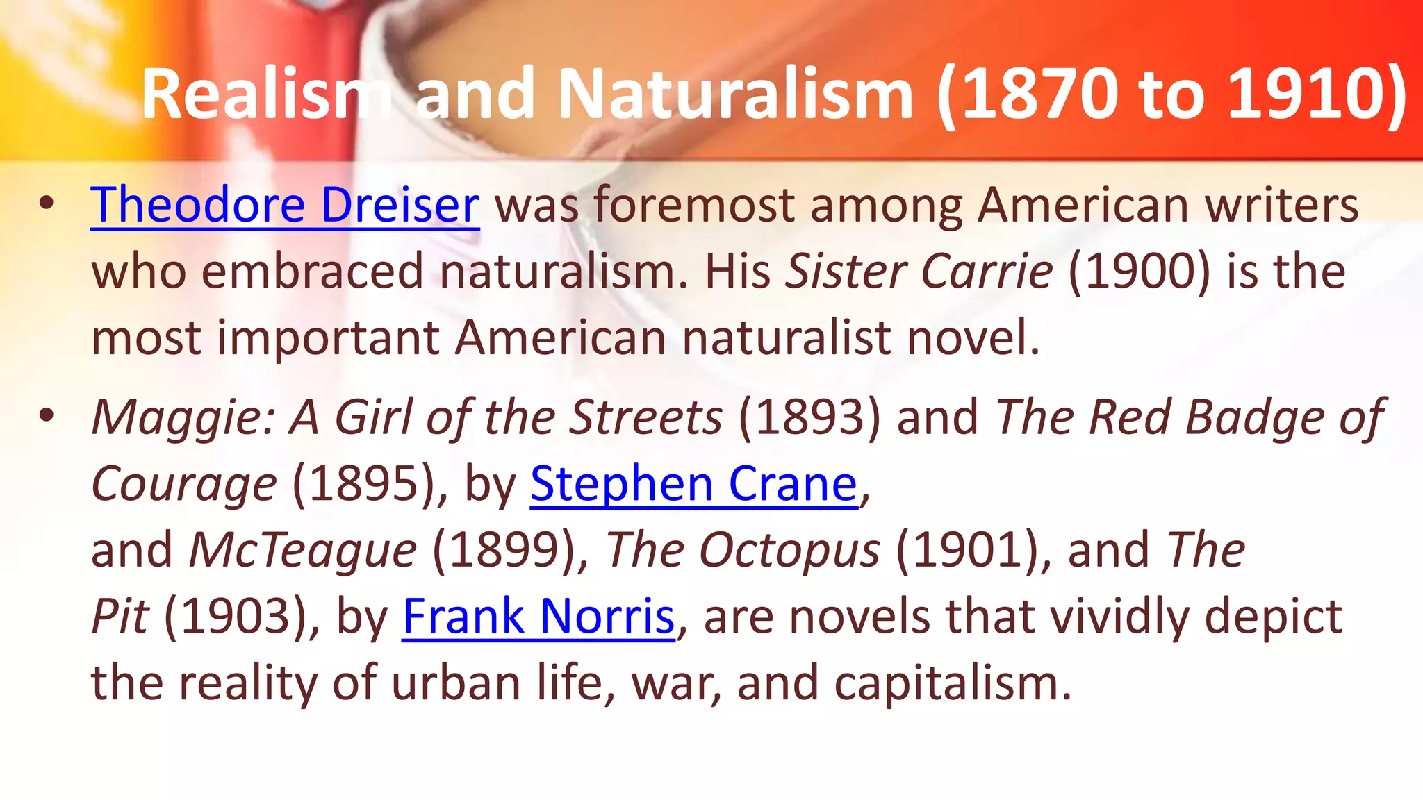 American literature | PPTX